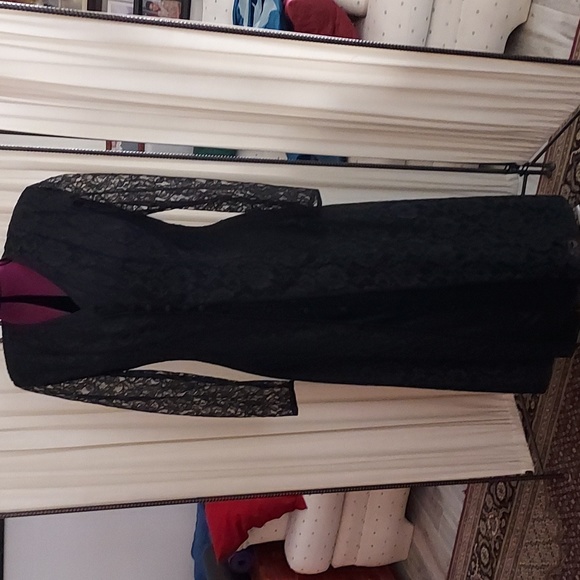 Panache | Dresses | Womens Lace Dress Black Vintage | Poshmark